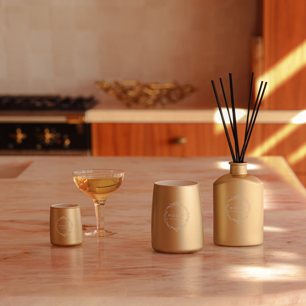 Golden Cedar & Coconut Soy Candle 370g | Moss St. Fragrances