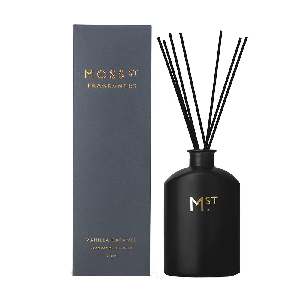 Vanilla Caramel Fragrance Diffuser 275ml | Moss St. Fragrances